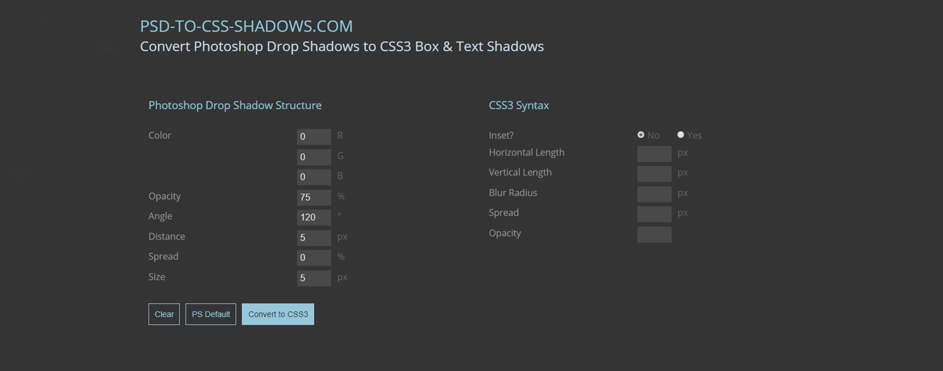Креирајте си css сенки од Photoshop со PSD-TO-CSS-SHADOWS ⋆ IT.mk