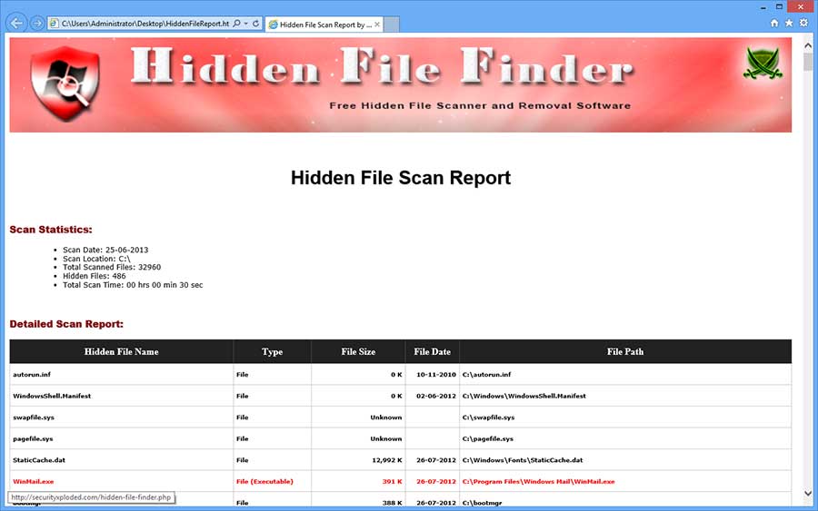 Пронајдете ги скриените фајлови со Hidden File Finder ⋆ IT.mk
