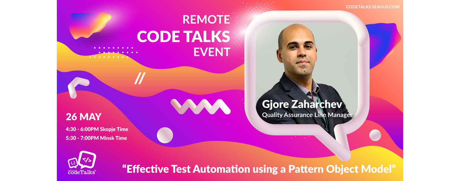 #CodeTalks: Интервју со Ѓоре Захарчев QA Line Manager во Сивус ⋆ IT.mk