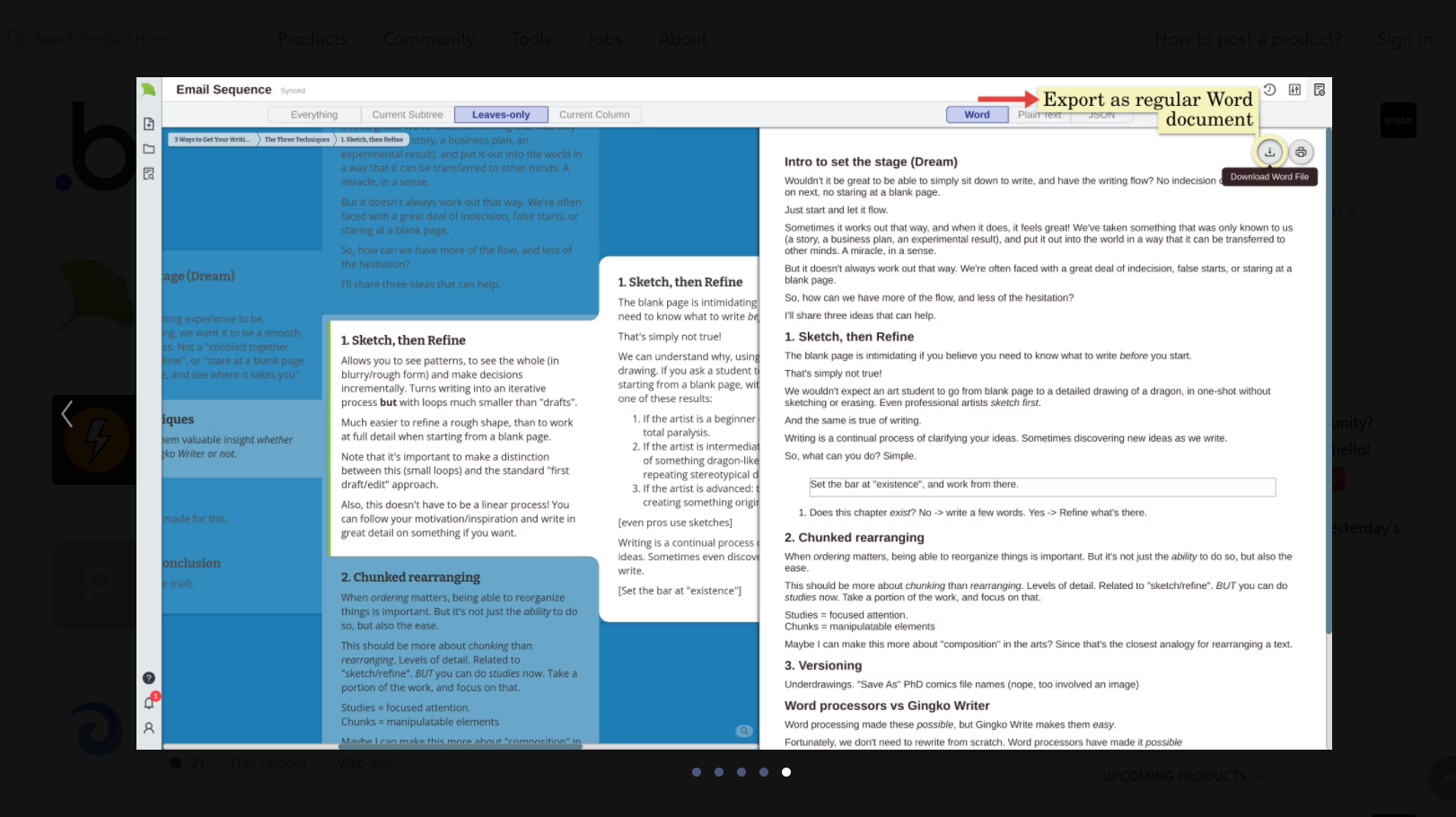 Пишувајте есеи, приказни и книги со Gingko Writer ⋆ IT.mk