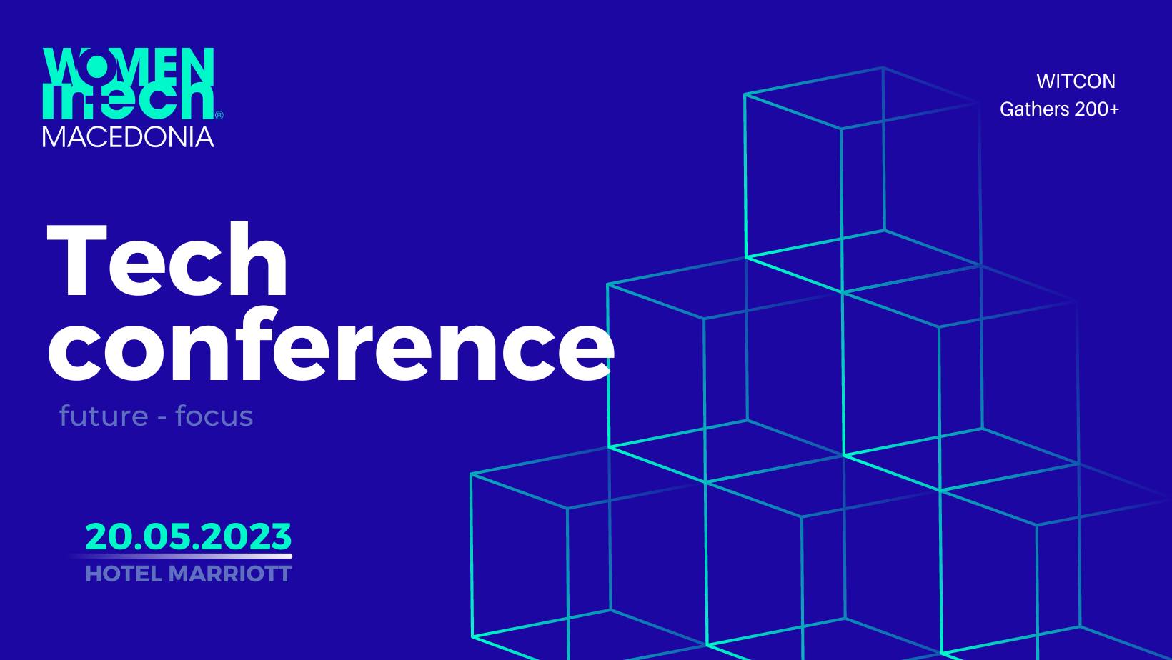 ИТ настан Witcon Tech конференција на 20 ти мај во Скопје организирана од Women In Tech
