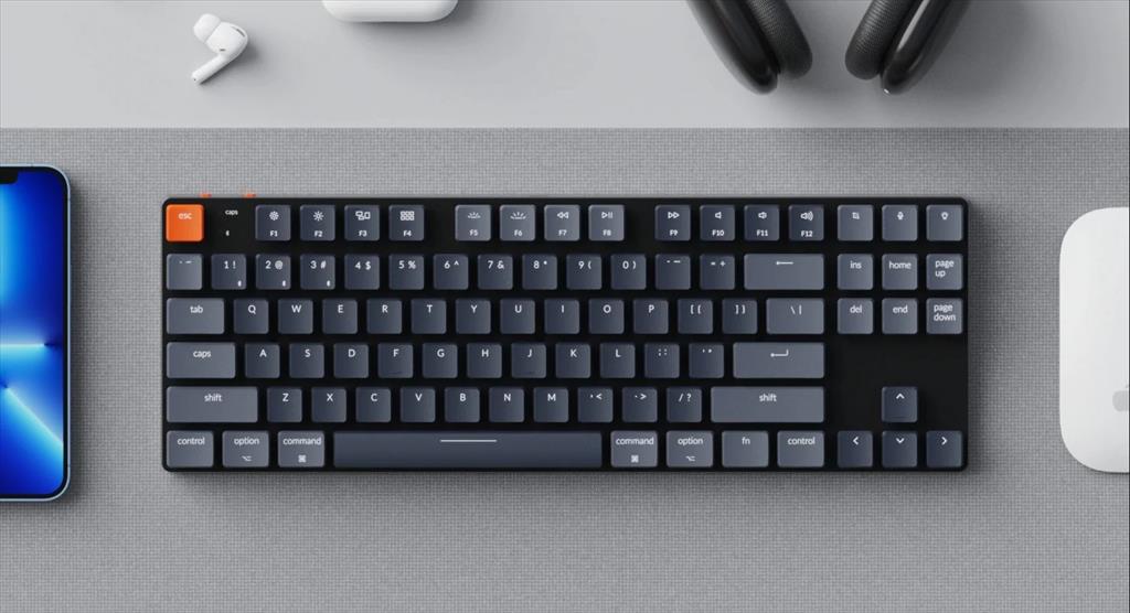 KEYBOARD MECHANICAL KEYCHRON K1 SE HS AL TOP CASE LOW PROFILE RGB LED ...