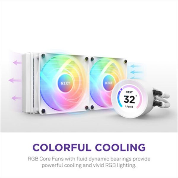 COOLERS CPU AIO NZXT Kraken 280 ELITE RGB, 2x140mm F140 RGB Core fans ...
