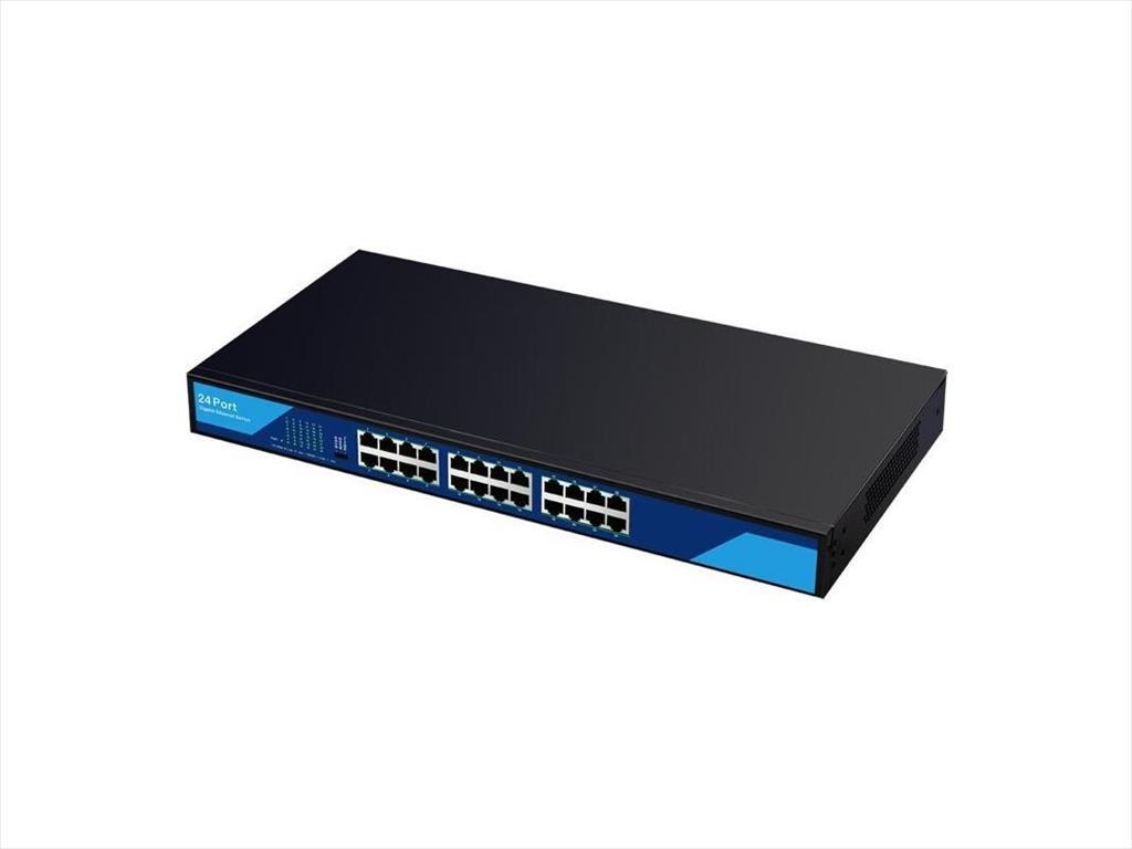 NET Switch DIEWU 24-port 10/100/1000M TXE237 (MTK /EN8853D) IRON SHELL ...