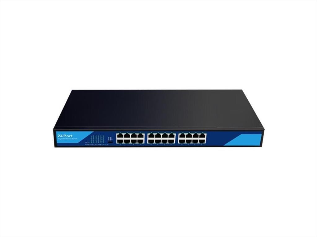 NET Switch DIEWU 24-port 10/100/1000M TXE237 (MTK /EN8853D) IRON SHELL ...