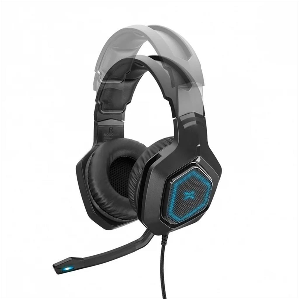 HEADPHONE NOXO APEX GAMING HEADSET, FLEXIBLE MICROPHONE, USB, VIRTUAL 7 ...