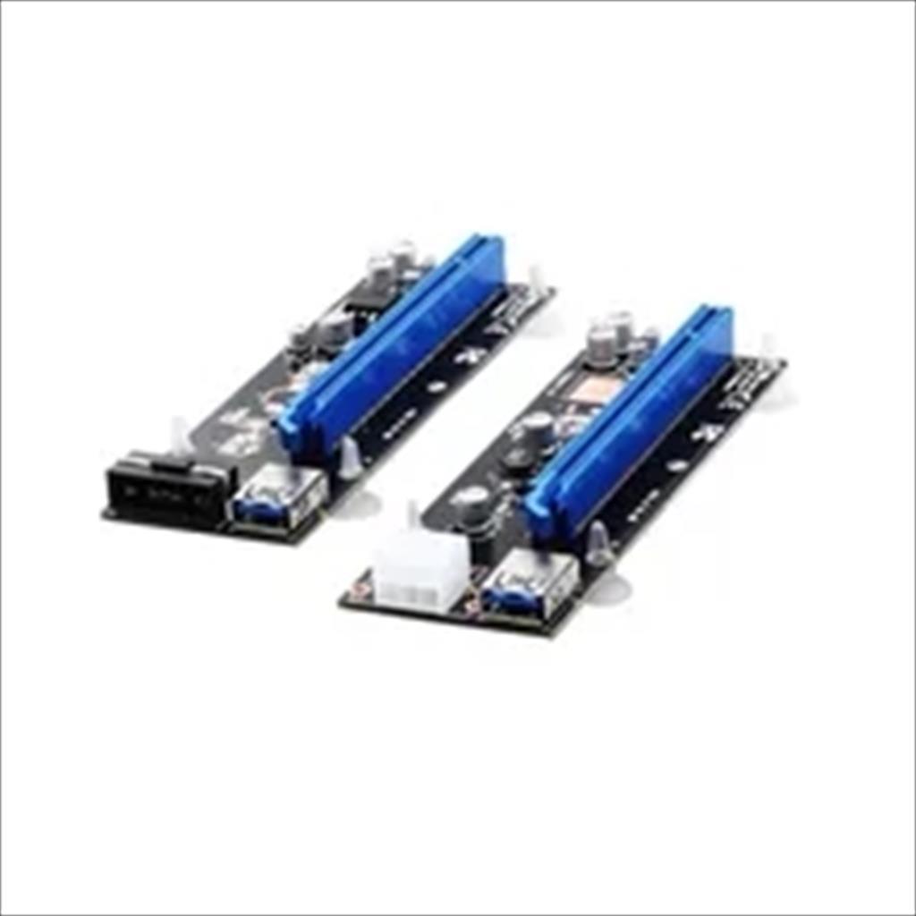 CONVERTOR PCI-E (1x) TO PCI-E (16X) Riser card 6-pin N06 ⋆ IT.mk