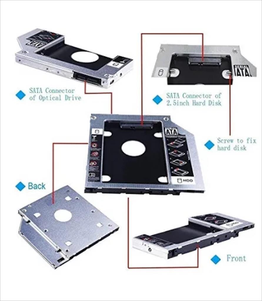 CADDY SSD/HDD FOR ODD SLOT 12,7mm ⋆ IT.mk