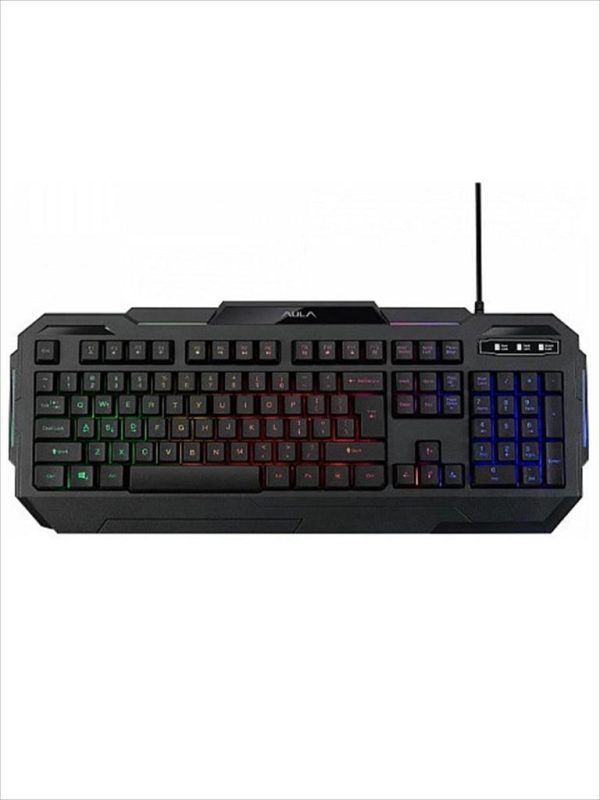 KEYBOARD WIRED USB AULA TERMINUS Rainbow Illuminated Black, 291798 ⋆ IT.mk