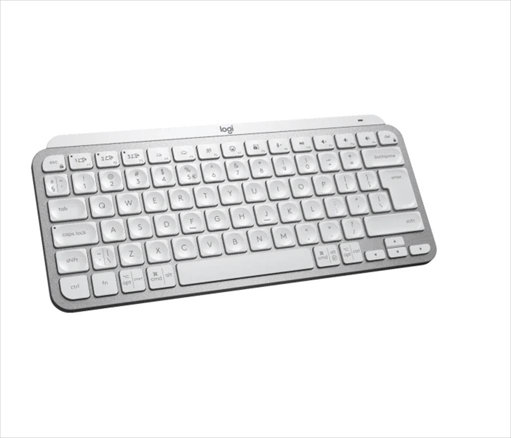 KEYBOARD WIRELESS LOGITECH MX Keys Mini Pale Gray Logi Bolt ready, w ...