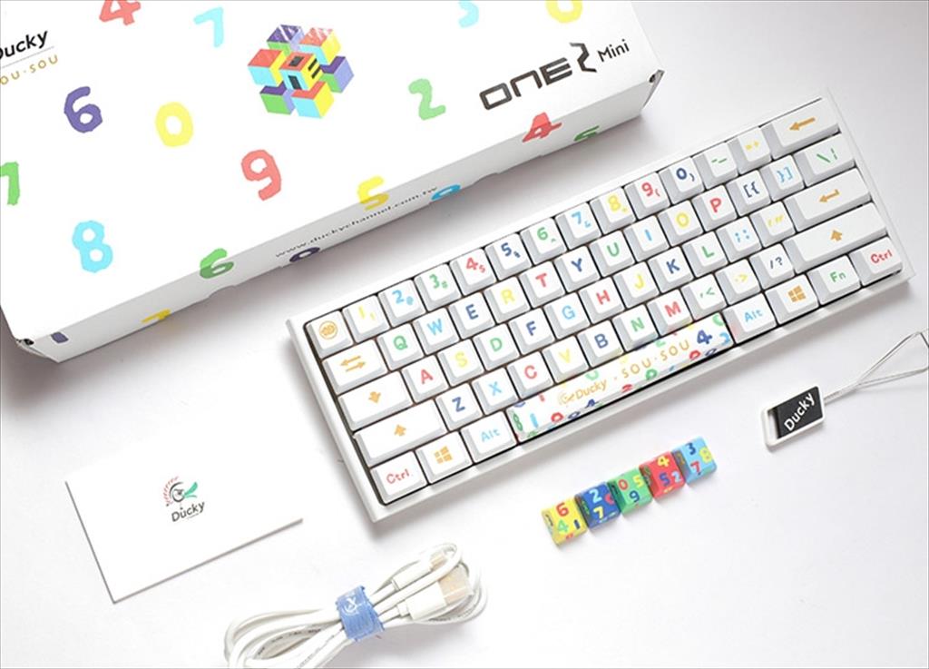KEYBOARD MECHANICAL DUCKY x SOU. SOU ONE 2 MINI RGB 60% PBT Double-shot ...