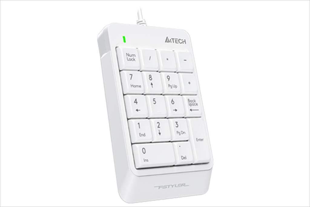 KEYBOARD NUMPAD A4TECH FK13P, WHITE ⋆ IT.mk