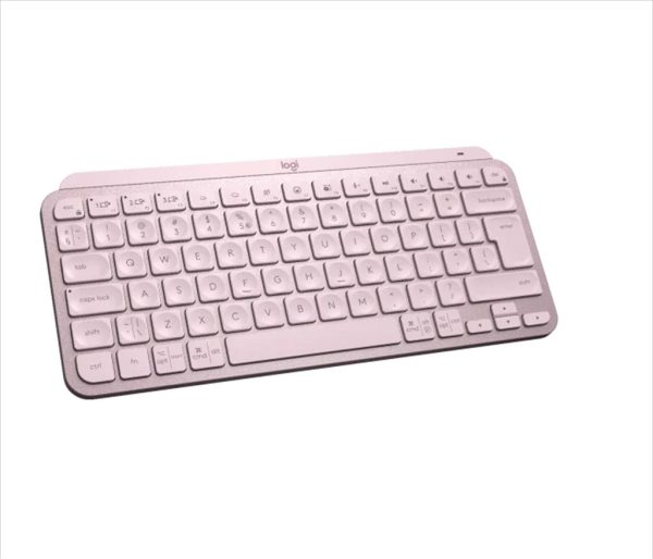 KEYBOARD WIRELESS LOGITECH MX Keys Mini Rose Logi Bolt ready, w ...