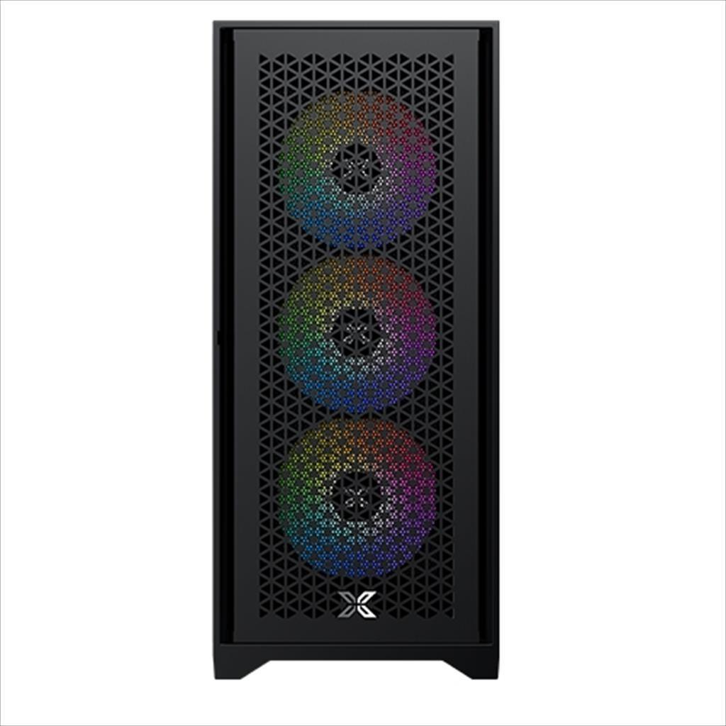 CASE XIGMATEK ATX mid-Tower LUX S black w/650W X-Power PSU 80+, w/TG ...