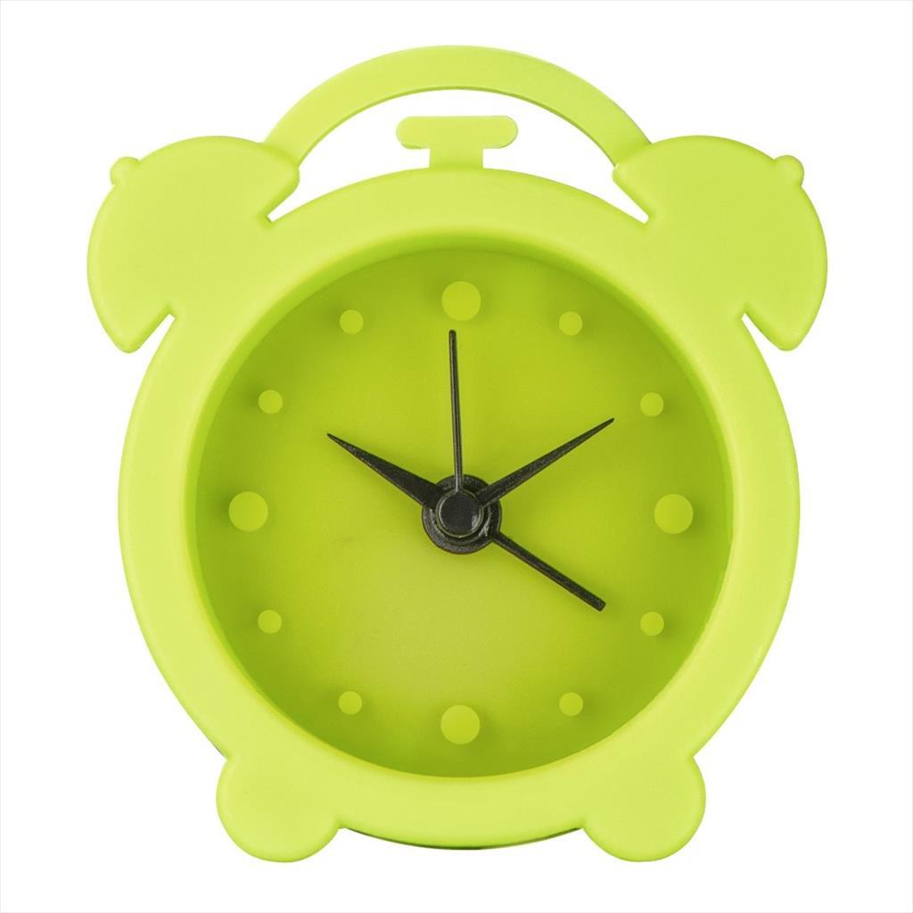 CLOCK HAMA mini silicone w/alarm (blue, green, pink, purple, coral ...