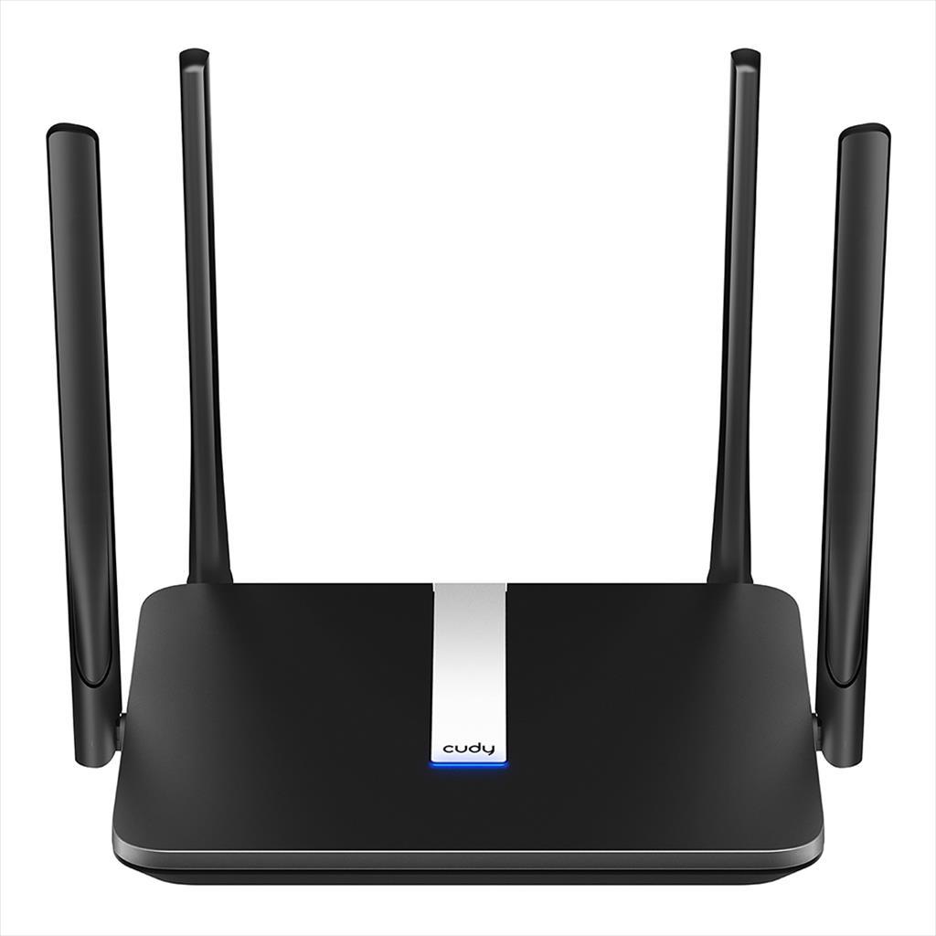 NET ROUTER WIRELESS DUAL BAND AC1200 CUDY LT500 w/4 antennas, 1x WAN 10 ...