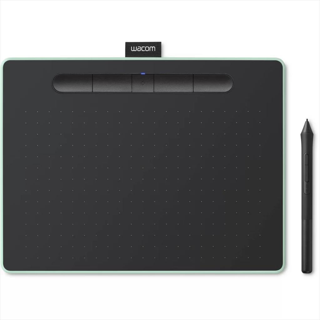 PEN TABLET WACOM Intuos Medium Bluetooth Pistachio CTL-6100WLE-N ⋆ IT.mk