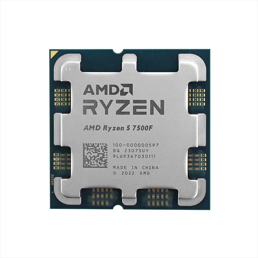 CPU AMD RYZEN 5 7500F, Six Core, 5,0GHz 39MB s.AM5, 100-000000597, Tray ...