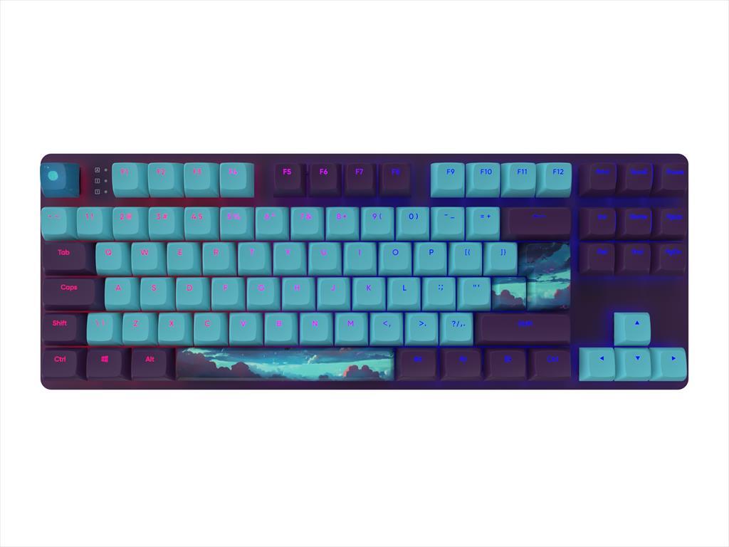KEYBOARD MECHANICAL DARK PROJECT 87 NIGHT SKY TKL RGB linear G3ms ...