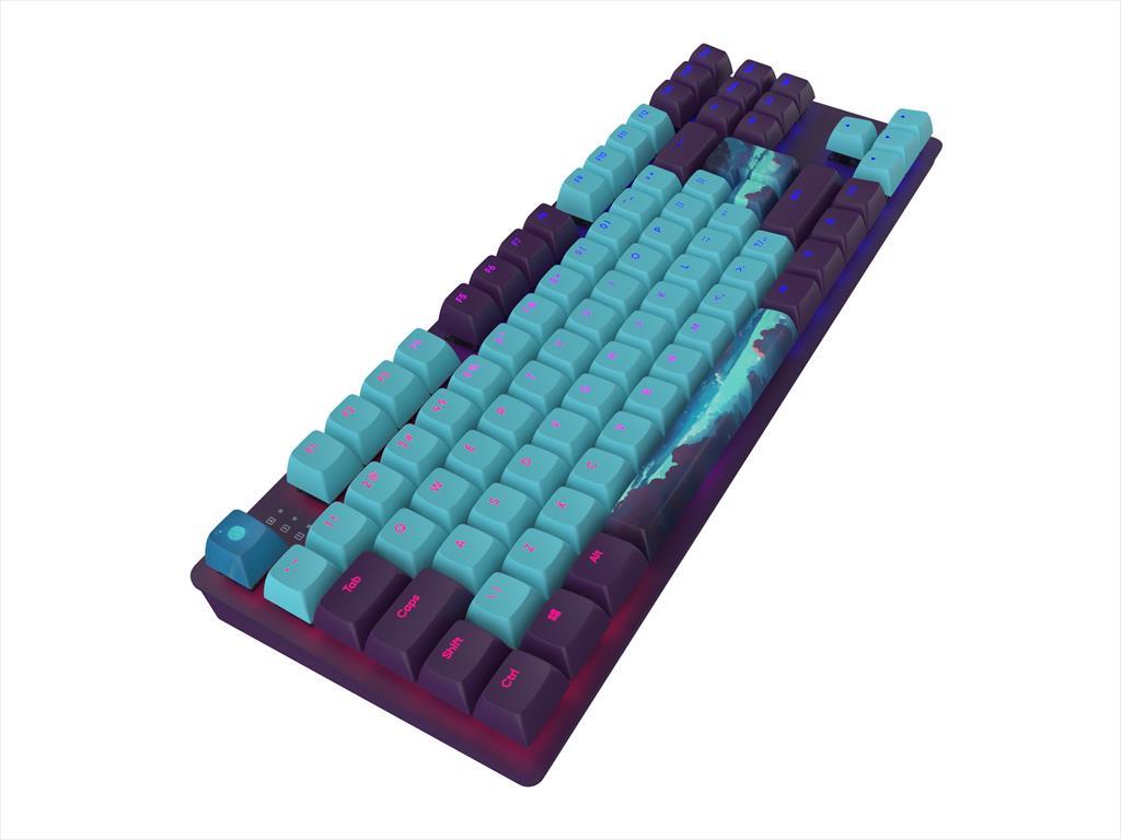 KEYBOARD MECHANICAL DARK PROJECT 87 NIGHT SKY TKL RGB linear G3ms ...