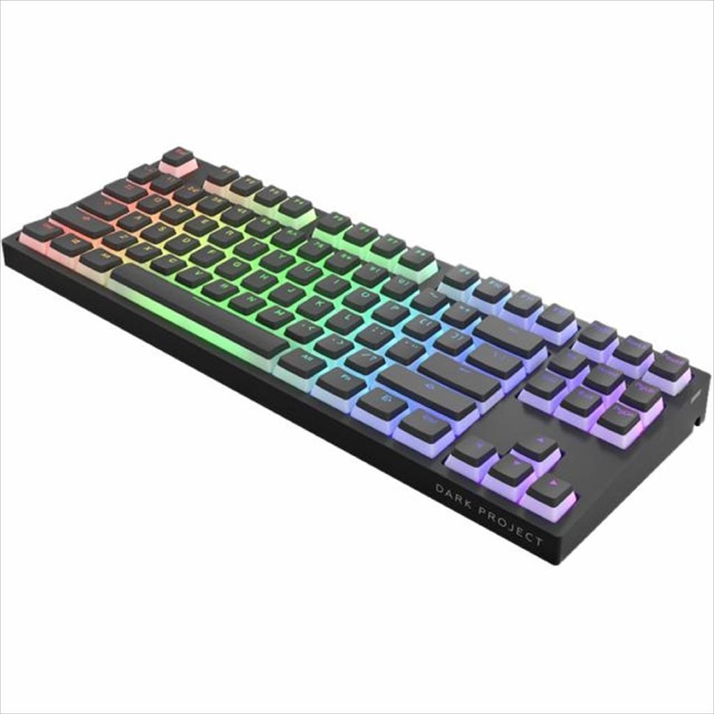 KEYBOARD MECHANICAL DARK PROJECT KD87A PUDDING BLACK TEAL TKL HS RGB ...