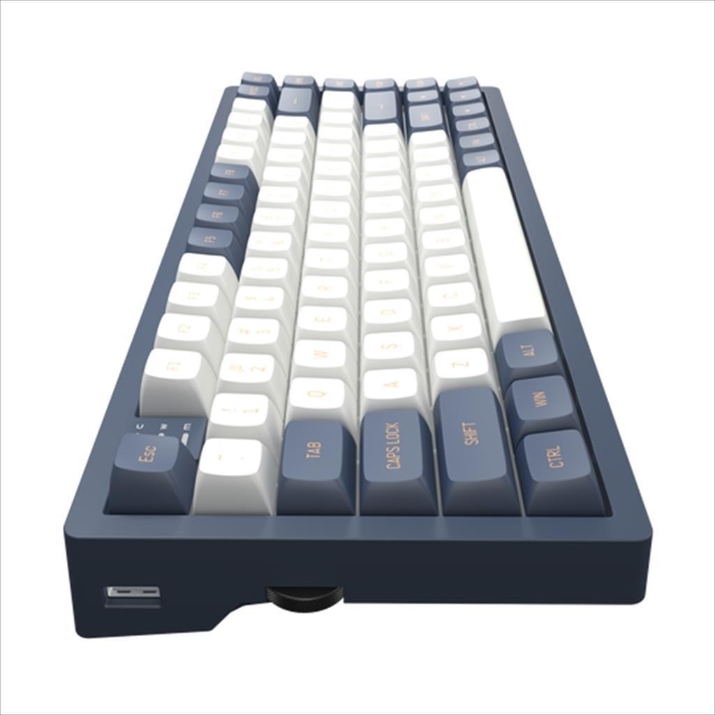 KEYBOARD MECHANICAL DARK PROJECT KD83A IVORY/NAVY BLUE 75% HS RGB ...