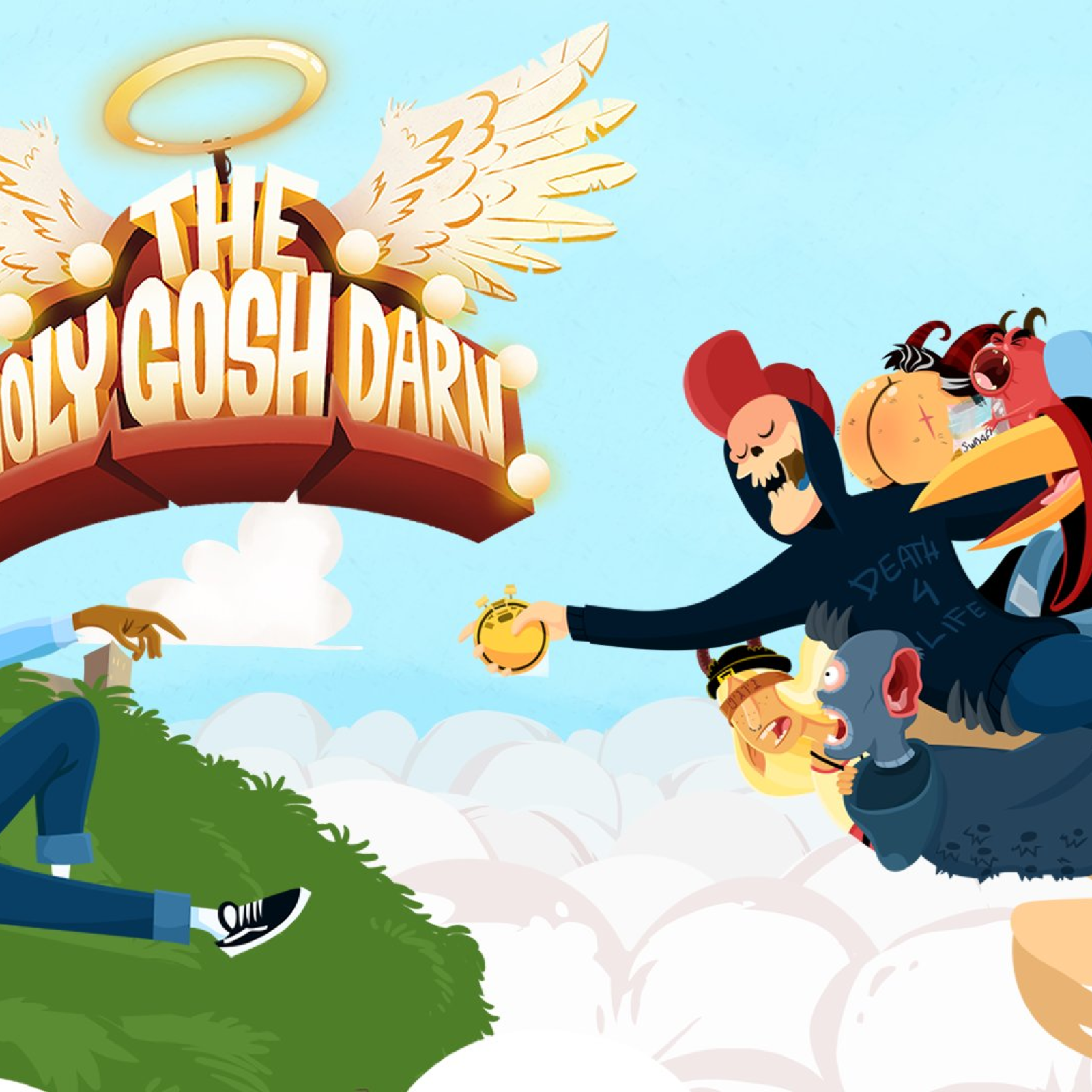 The Holy Gosh Darn e откачена авантура во која ќе пробате да го спасите ...