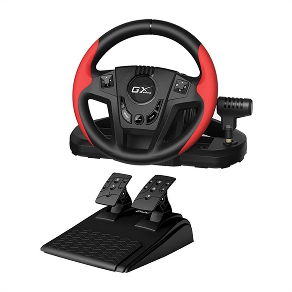 GAME WHEEL GENIUS SPEEDMASTER w/Shifter for PC/PS4/PS3/XBOX ONE/360 ...