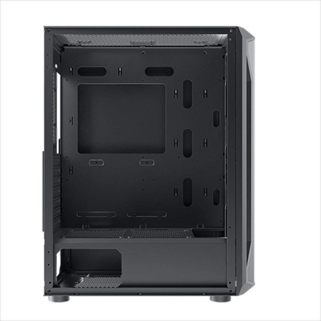 CASE XIGMATEK ATX mid-Tower GAMING X BLACK w/TG, metalic mesh FP ...