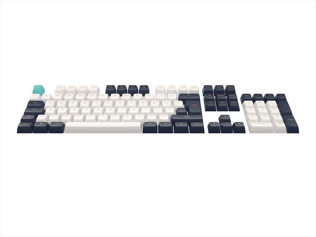 KEYBOARD MECHANICAL KEYCAPS DARK PROJECT NAVY BLUE, (ANSI & ISO LAYUOT ...