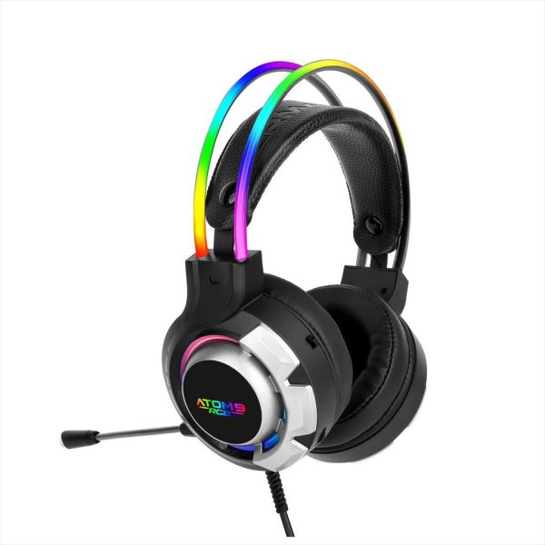 HEADPHONE ARMAGGEDDON ATOM 9 GAMING HEADSET,HIGH SENSITIVE MICROPHONE ...