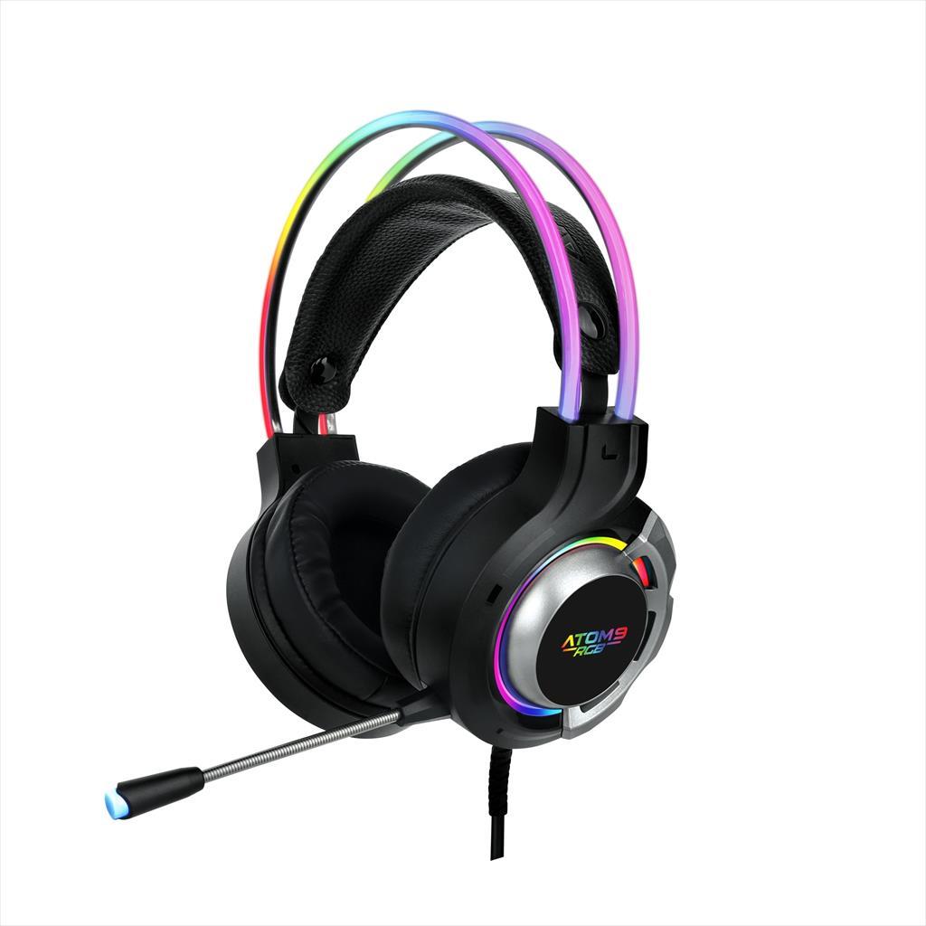 HEADPHONE ARMAGGEDDON ATOM 9 GAMING HEADSET,HIGH SENSITIVE MICROPHONE ...