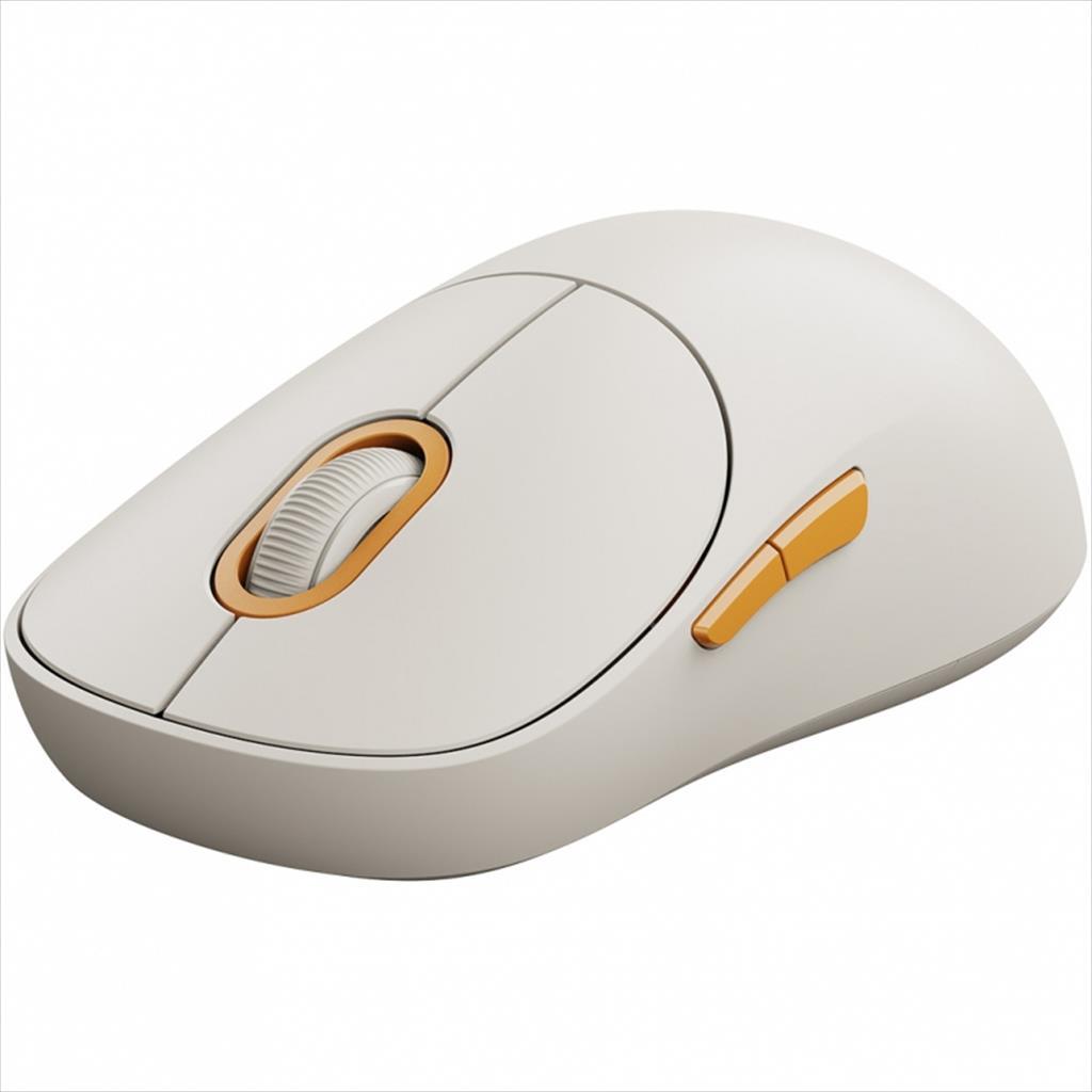 MOUSE WIRELESS USB XIAOMI MOUSE 3 WHITE Silent w/Dual 2.4GHz and ...