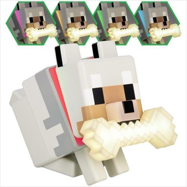 GAME FIGURINE PALADONE Minecraft - Wolf Light, PP14761MCF ⋆ IT.mk