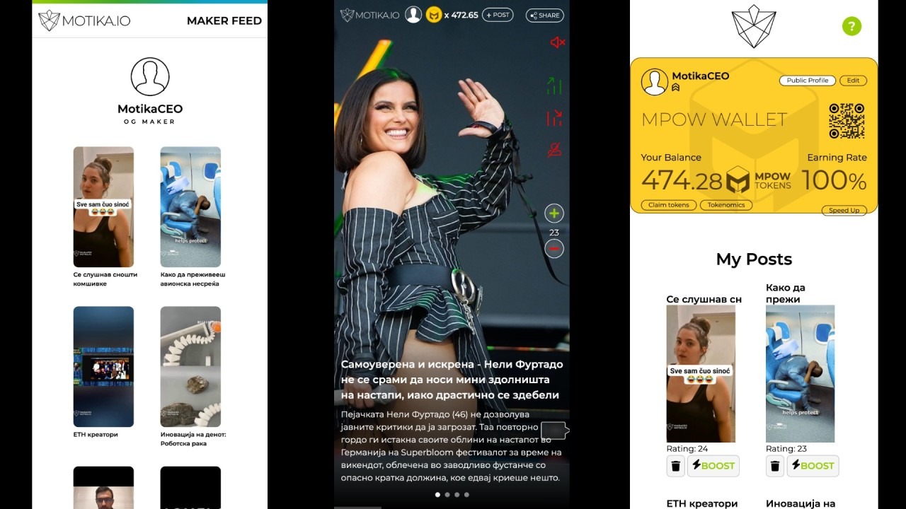 Платени за гледање видеа: Motika.io е првата македонска апликација за кратки видеа со блокчејн ⋆ ...
