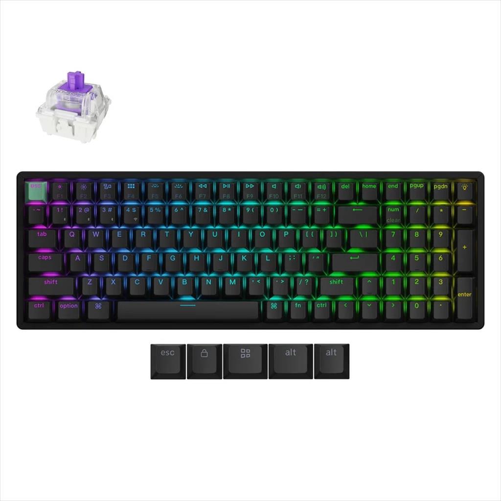 KEYBOARD WIRELESS MECHANICAL KEYCHRON K4 HE Standard version, HS, RGB ...