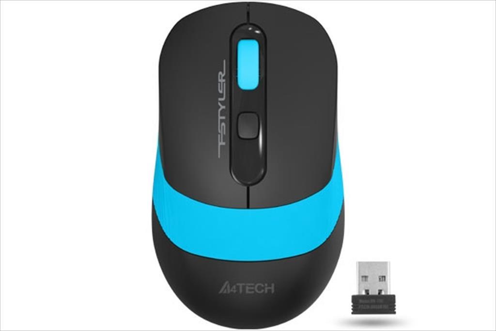 MOUSE WIRELESS USB A4TECH FSTYLER FG10S Silent, Blue ⋆ IT.mk