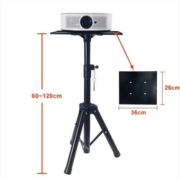 PROJECTOR FLOOR STAND PFS-001 EXTRALINK, up to 3kg, From 60 to 120 cm, EX.39401 ⋆ IT.mk