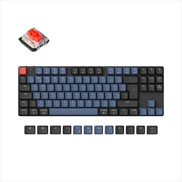 KEYBOARD MECHANICAL KEYCHRON K1 PRO UK QMK/VIA RGB LED TKL HS LP ...