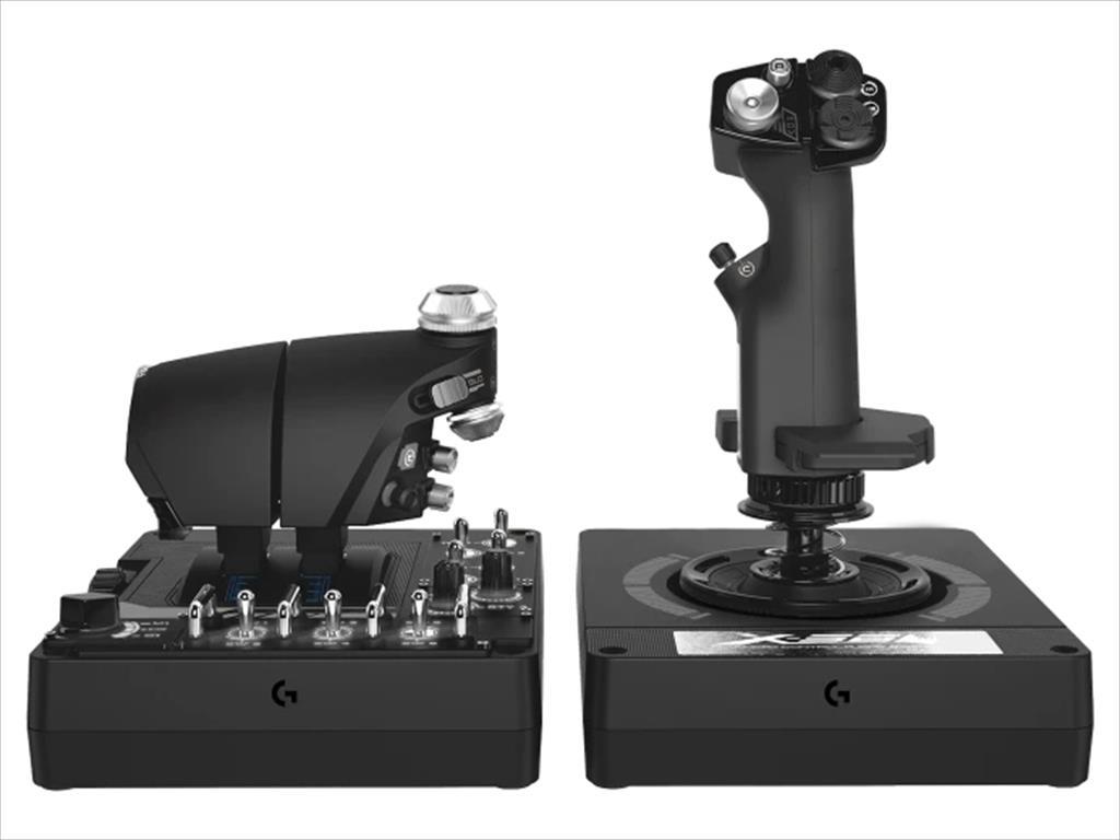 GAME JOYSTICK LOGITECH X56 dual throttle RGB H.O.T.A.S. 945-000059 ⋆ IT.mk