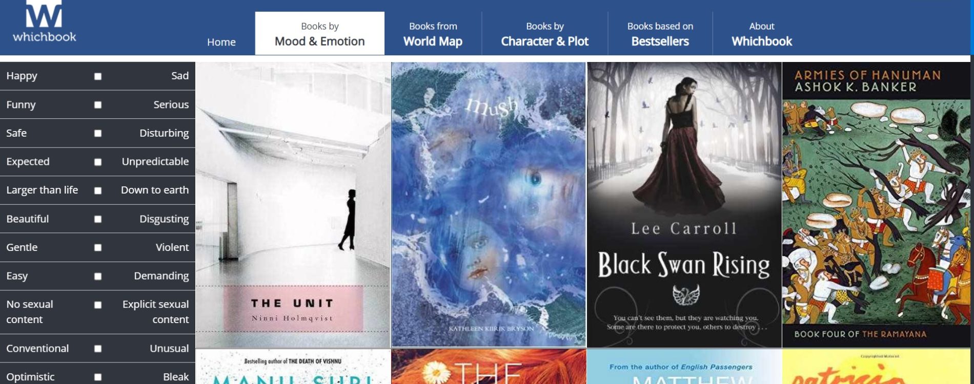 Добијте препорака за книга според вашето расположение со Whichbook ⋆ IT.mk